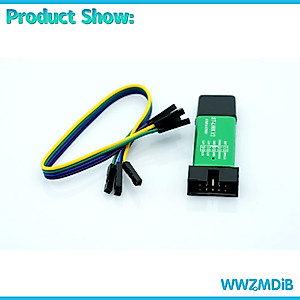 WWZMDiB ST-Link V2 Emulator Downloader Programmer Support STM32 SWD and STM8 Swim (Random Color) (1Pcs(Random Color))