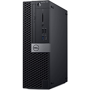 Dell OptiPlex 7060-SFF, Core i7-8700 3.2GHz, 32GB RAM, 500GB M.2-NVMe, DVD, Windows 10 Pro 64bit, (Windows 11 Compatible), (Renewed)