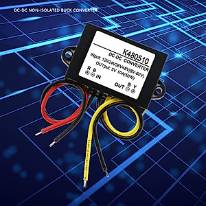 Converter, DC DC 12V/24V/36V/48V to 5V 10A Converter Step Down Power Module