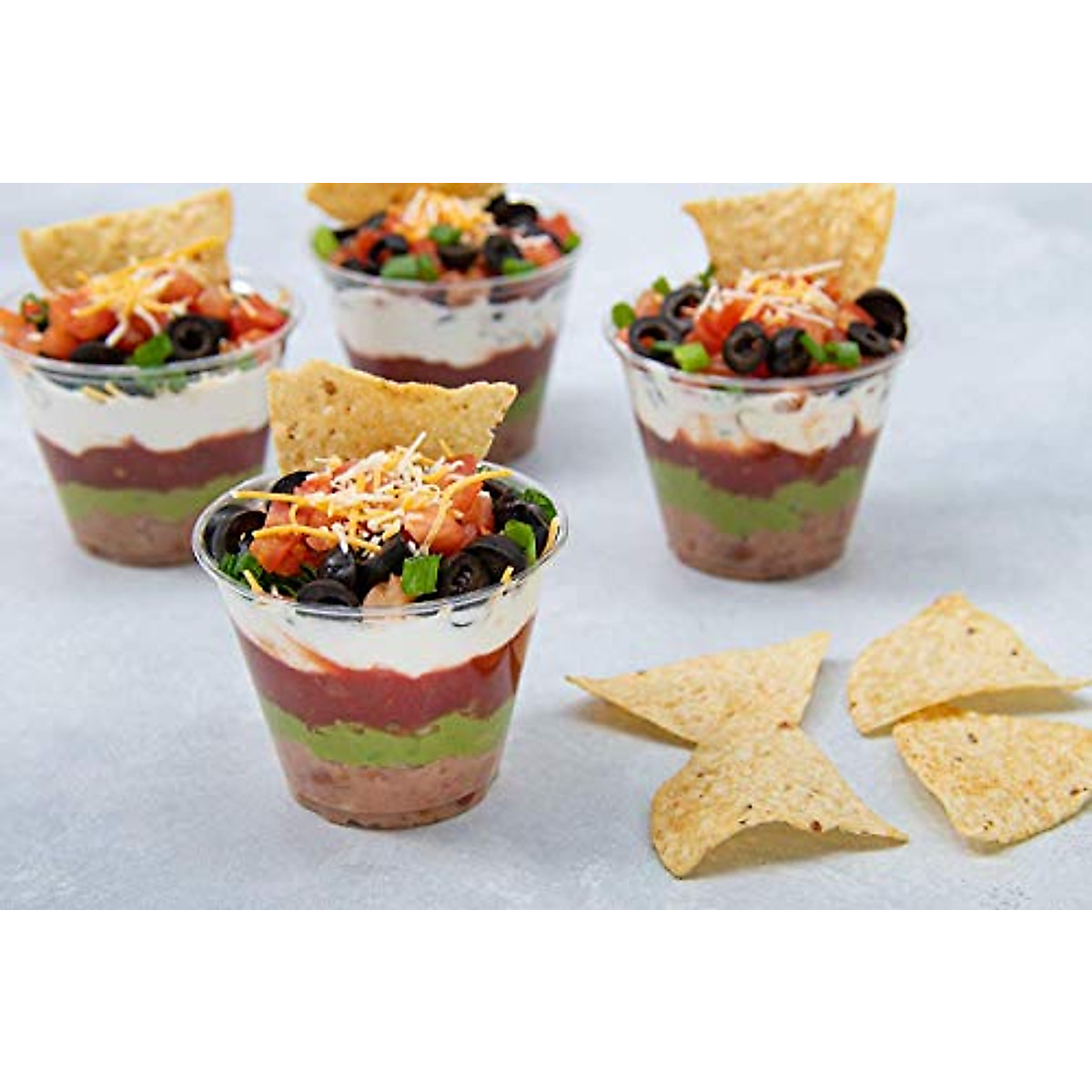 SOLO AC940-20001 Cup Company 9oz Clear Wine and Punch Plastic Cups, 6-Packs of 40ct (240ct Total)