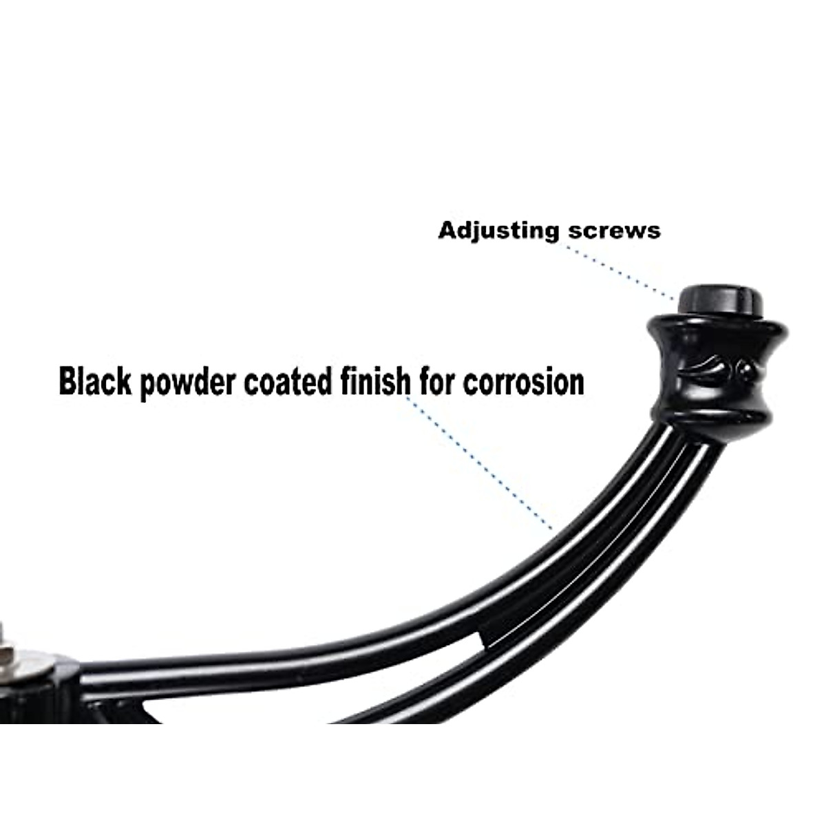 GZDEMYYXGS Table Base 28",with Retro Aluminum Black Legs,is Suitable for Restaurants,Coffee Shops,Bars,Leisure Rooms and Families. (Black)