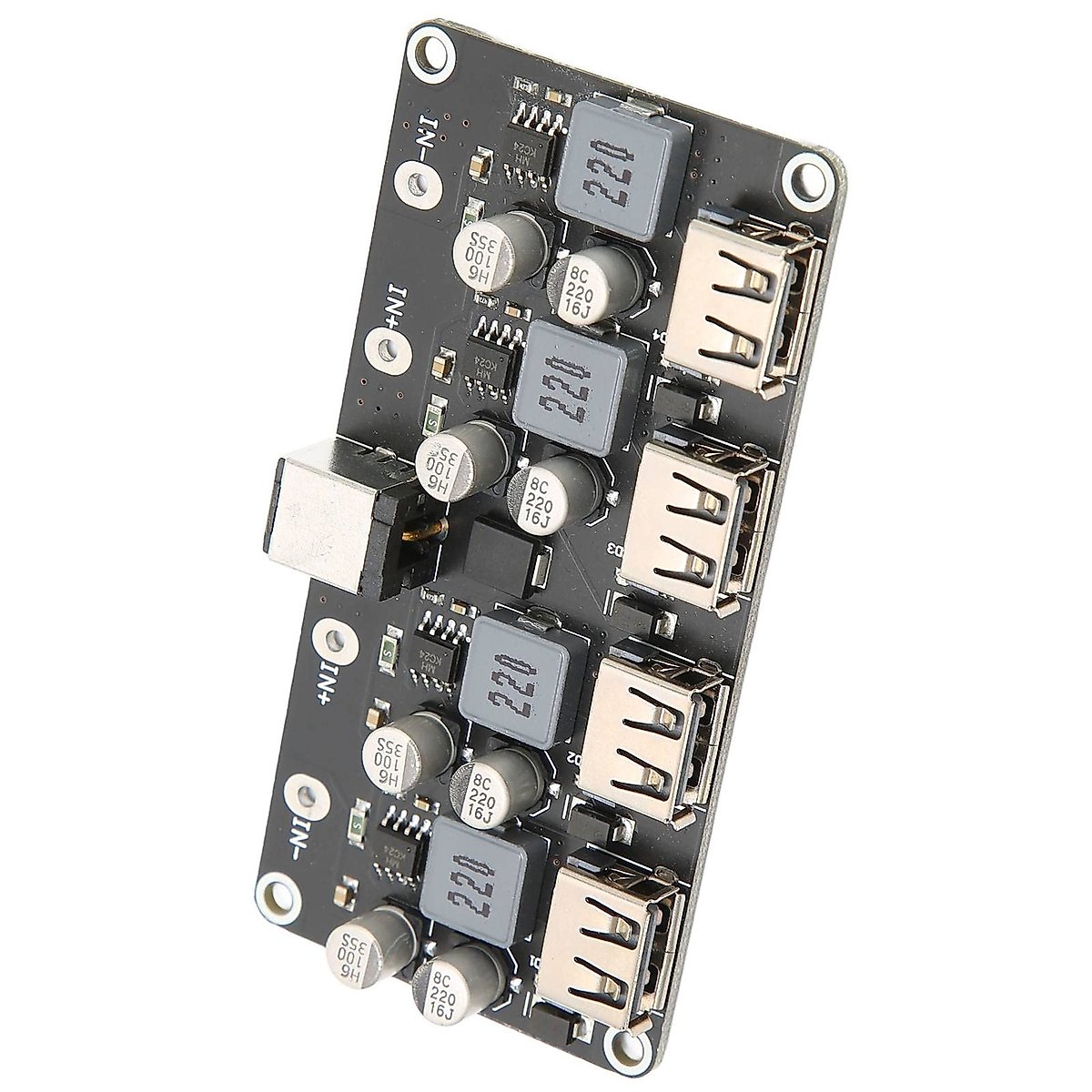 4 Way Charging Module 4 Way Fast Module 12V 24V to QC3.0 Power Module USB Phone Charging Converter Board Charging Power Converters