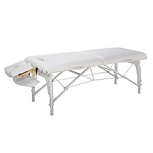 Master Massage 31" Montclair Pro Portable Massage Table Package, Memory Foam Cushioning, Reiki Panels, Shiatsu Cable Release- Tattoo Table, Spa Bed, Facial Bed