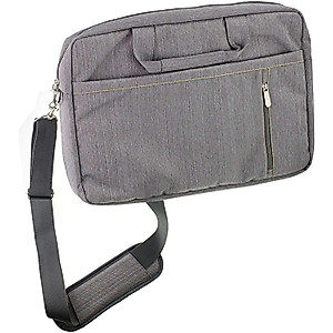 Navitech Grey Sleek Water Resistant Travel Bag - Compatible with HP Elite Dragonfly G3 13.5" WUXGA Laptop