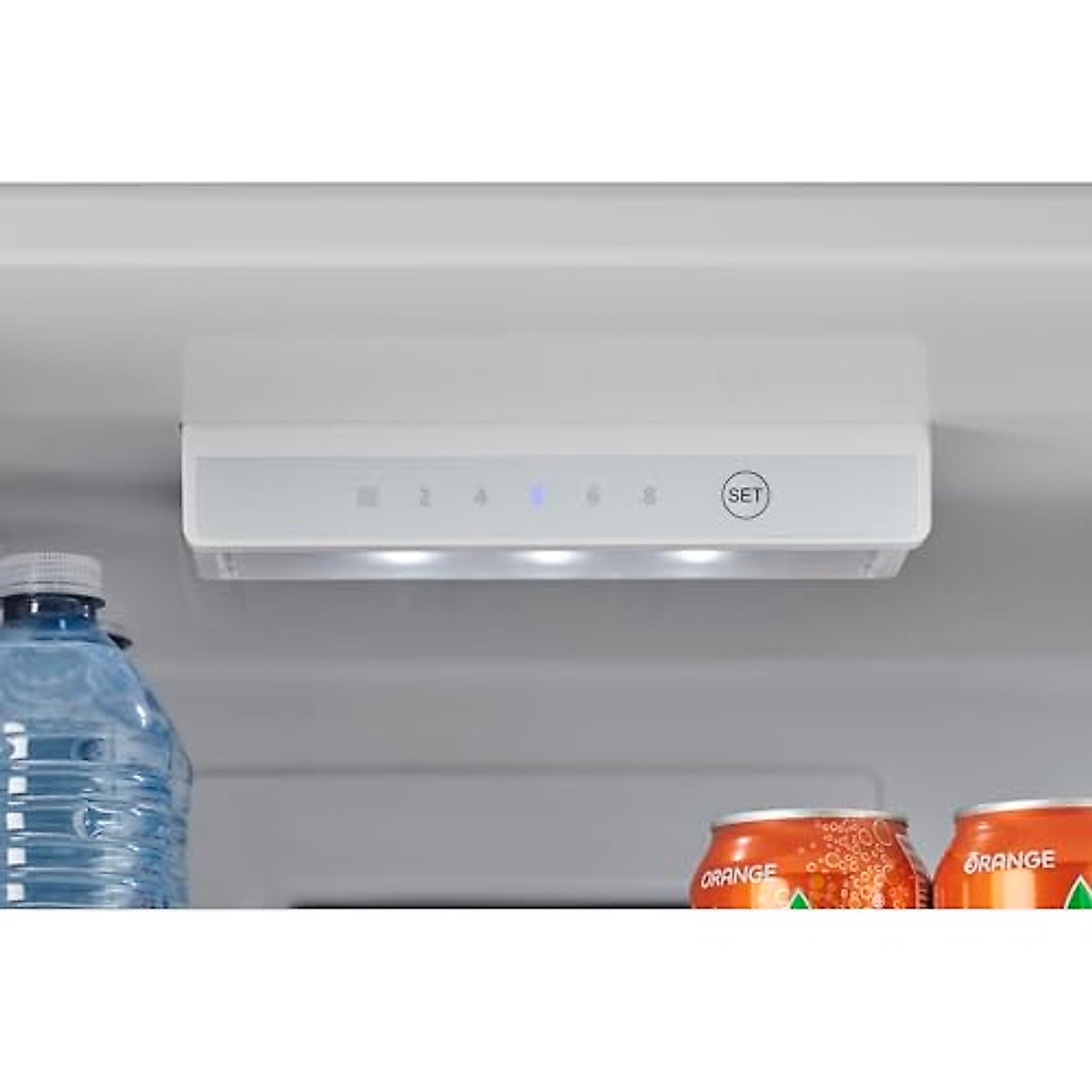 iio Retro Refrigerator With Bottom Freezer - Full Size 24 Inch Wide 11 Cu Ft - Frost Free, Fast Cool, 360° Multiflow Cooling, Space Saving, Environmentally Friendly (Left Hinge, White)
