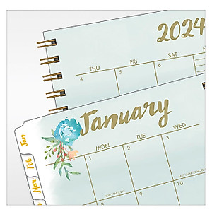 FranklinCovey - Watercolor Weekly Wire-Bound Planner (Classic, Jan 2024 - Dec 2024)