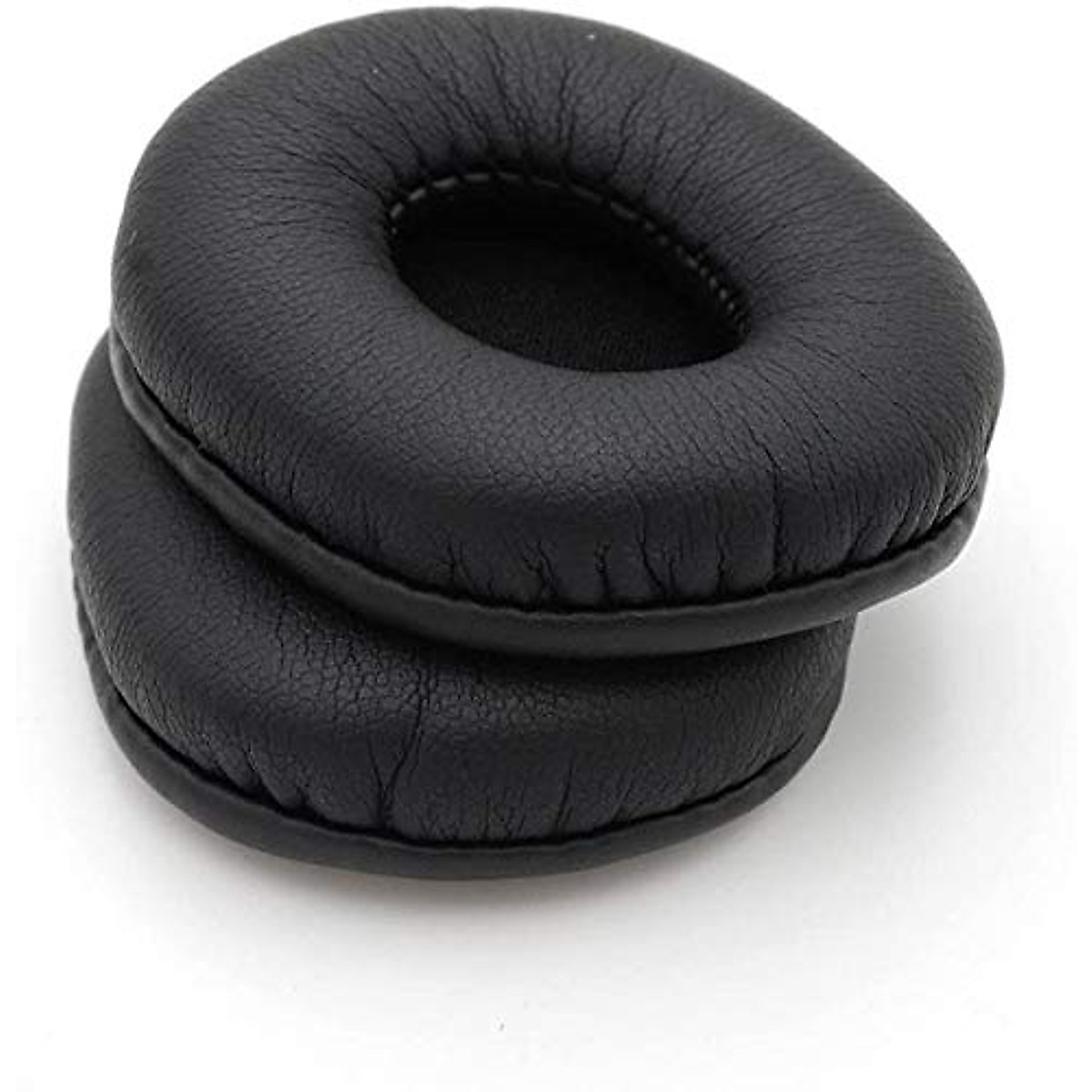 YunYiYi Leather Replacement Ear Pads Foam Earpads Pillow Cushions Covers Cups Repair Parts Compatible with VXI Blue Parrot B350XT Headset Headphones Black