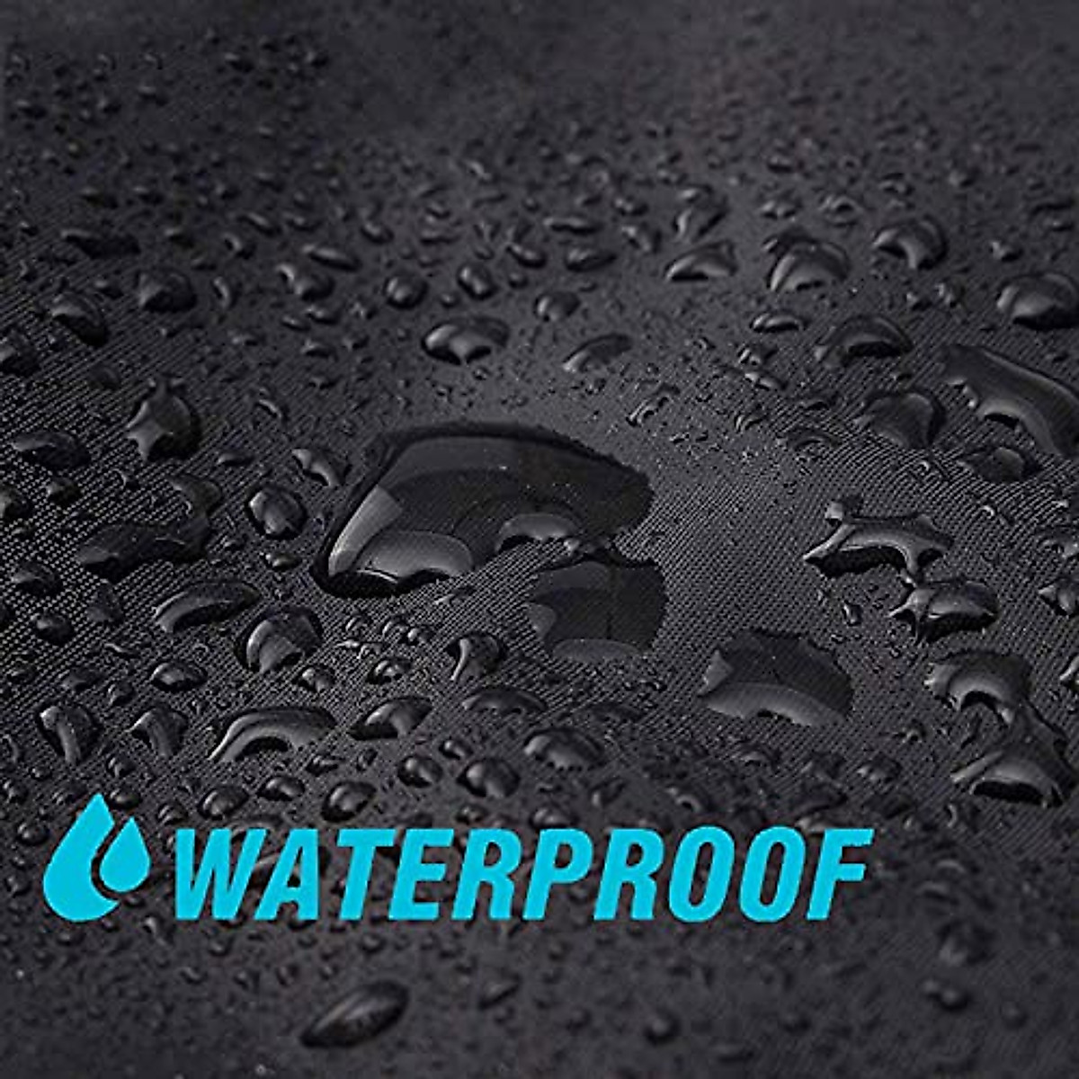 BAOFI Garden Furniture Covers Waterproof 24x24in, Patio Furniture Cover Round, Table Covers 420D Oxford Fabric Windproof Dust Proof Rip Proof for Outdoor Dining Table and Chairs