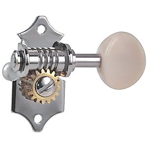 Golden Gate F-2215 Vintage Acoustic Guitar Tuners - 6 Individual (3+3) - Nickel