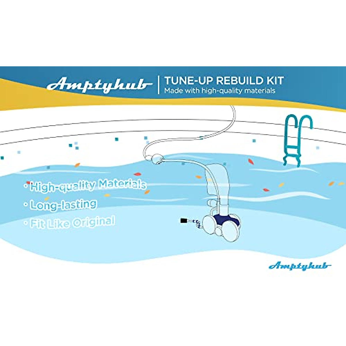 Amptyhub Rebuild Repair Kit Replacement for Zodiac Polaris Automatic Pool Cleaner 180 280