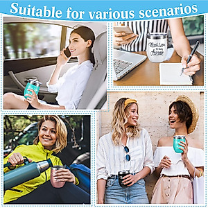 Appreciation Gifts Thank You for Being Awesome Wine Tumbler Thank You Gifts for Women Staff Employee Inspirational Appreciation Keychain, Stainless Steel Tumbler(Multicolor,4 Sets)