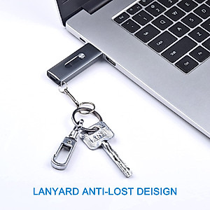 128GB USB C Thumb Drive, KOOTION USB 3.0 Flash Drive Dual Type-C USB Stick High-Speed Jump Drive Aluminum Alloy Photo Memory Stick for Smartphone Mac Laptop