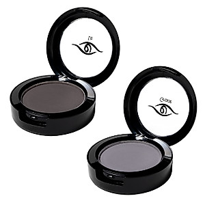 Eye Embrace Light and Medium Gray Eyebrow Powders 4-Pack Bundle – Eyebrow Powders, Hair Powders, Root Cover-Up Bundle: