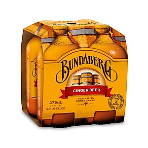 Bundaberg Ginger Beer, 12.7 Fl Oz Bottles, 4 Pack
