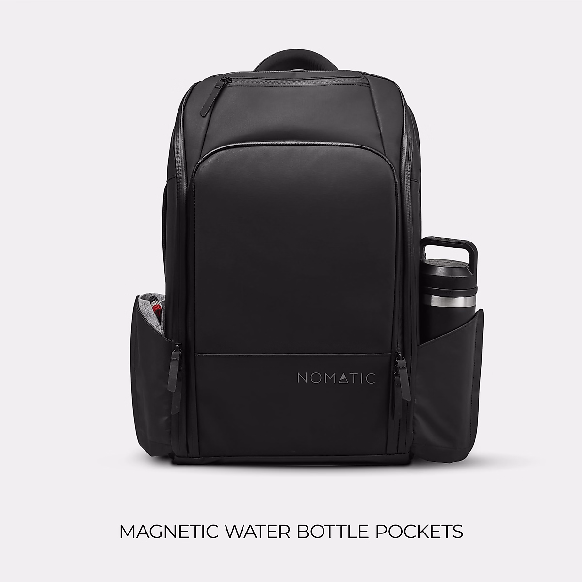 NOMATIC Travel Pack- Black Water Resistant Anti-Theft 30L Flight Approved Carry on Laptop Bag Computer Backpack