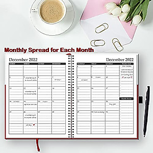 Appointment Book 2023 2024 Daily & Hourly 15 minutes, Schedule Planner Book by Strive Zen, HARDCOVER, Large, 8.5" x 11", Hourly, Weekly Planner, Monthly Planner, 18 Months, January 2023- July 2024