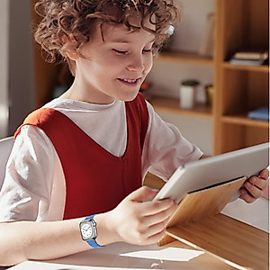 3-Pack Sport Loop Band Compatible for Kids Apple Watch Band 42mm(Series 10) 41mm 40mm 38mm, Nylon Braided Strap Bracelet for iWatch Series10/ 9/8/7/SE/SE2/6/5/4/3/2/1for Boys Girls,Black+Green+Blue