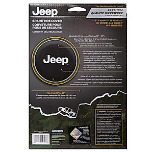 Plasticolor 000793R01 Jeep Premium Spare Tire Cover