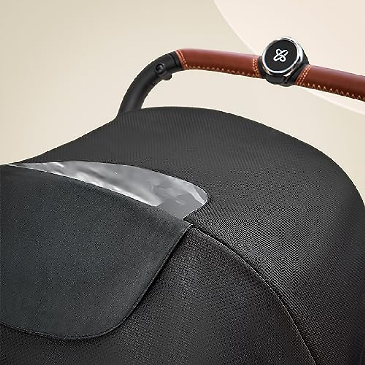 Silver Cross Jet 3 Full Size TSA Approved Infant & Toddler Stroller, Lightweight Airplane Travel Pram, Compact One Hand Fold Baby Strollers W/Water Resistant Rain Cover, Holds Newborn - 55 Lbs, Black