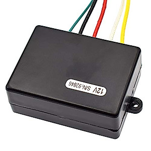 Riyitauto 2pcs 12V Recovery Wireless Winch Remote Control Kit for Truck Jeep ATV SUV Handset Switch Controller 100 Feet