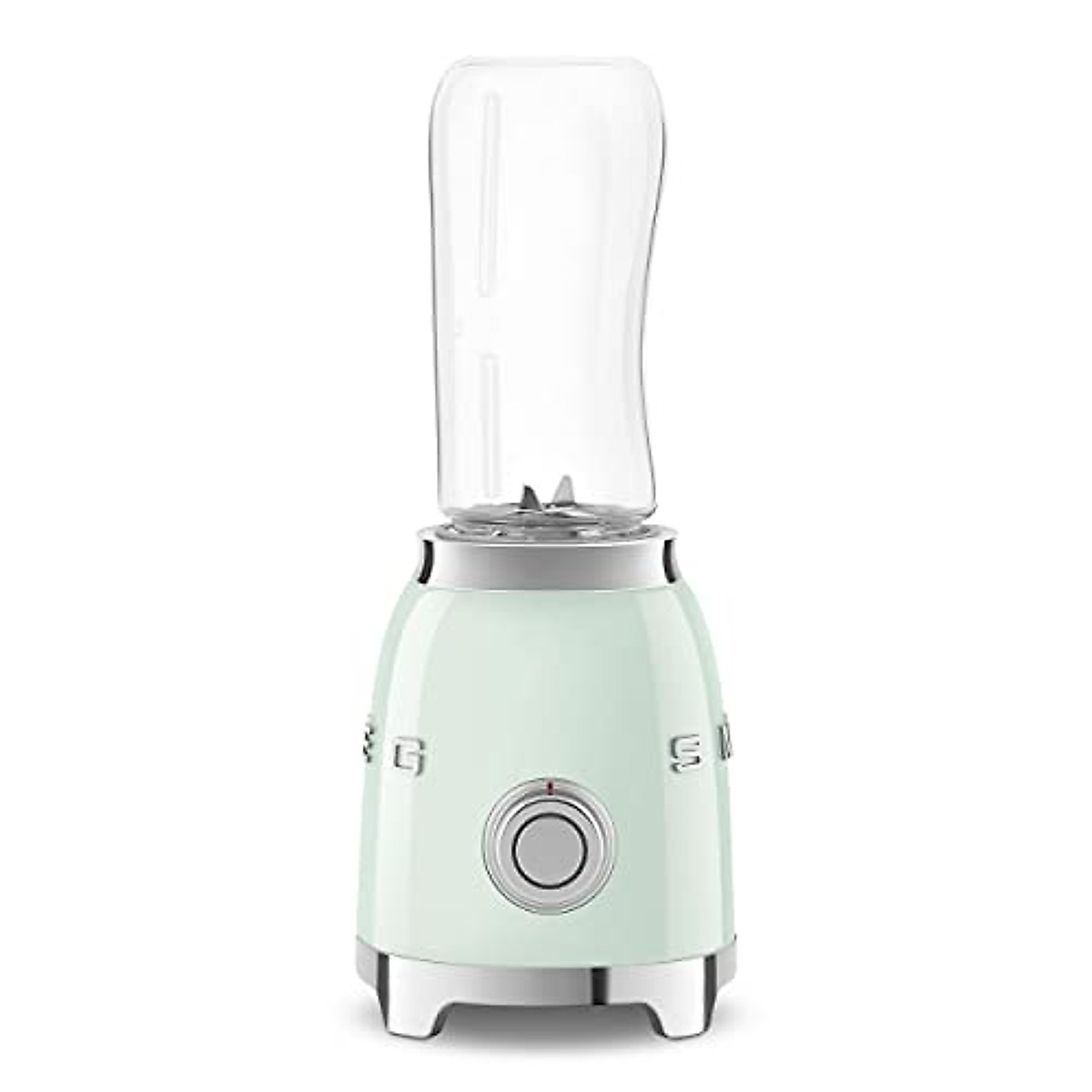 SMEG 50's Retro Style Personal Blender with Backlit Knob and Two BPA 600 ML Free bottles PBF01PGUS Pastel Green