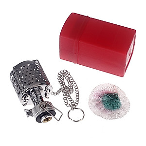 Mini Portable Camping Lantern Gas Light Tent Lamp Torch Hanging Metal Lamp-chimney Butane 80LUX