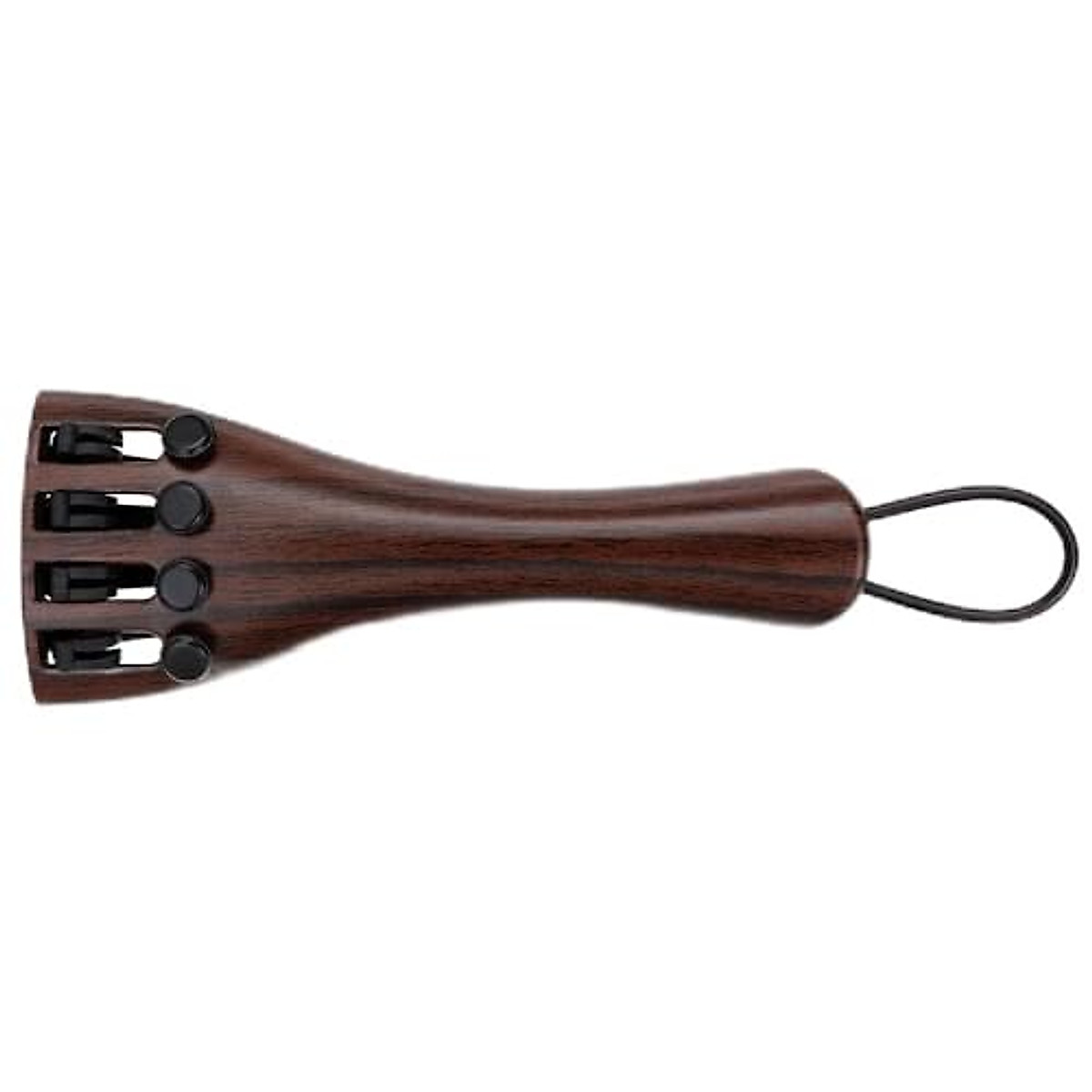 WITTNER 918131 tailpiece for full size violin (4/4 size), incl. 4 string adjuster, Made in Germany