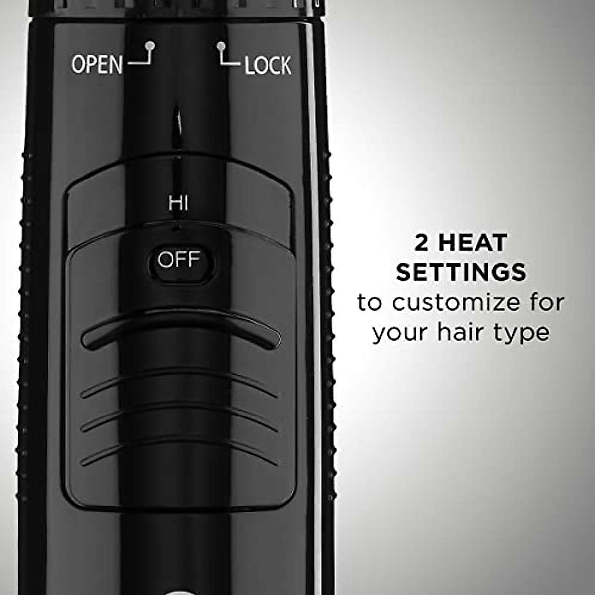 Conair 2-in-1 Hot Air Curling Combo, Includes 1.5-inch Curl Brush and 1-inch Aluminum Bristle Brush