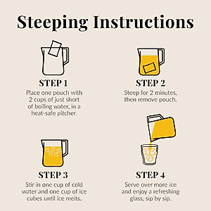 The Republic of Tea – Pineapple Orange Guava Iced Green Tea, 8 Large Quart-Sized Iced Tea Pouches, Naturally Caffeinated