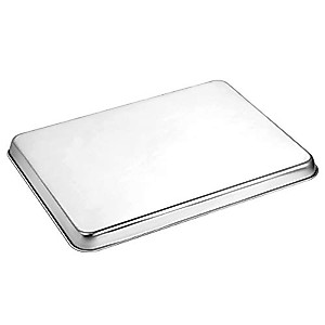 Wildone Baking Sheet Set of 3, Stainless Steel Cookie Sheet Baking Sheet Pan, 9/12/16 Inch, Non Toxic & Heavy Duty & Easy Clean