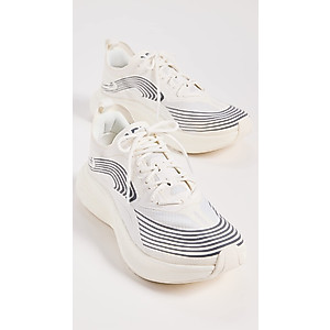 APL: Athletic Propulsion Labs Women's Streamline Sneakers, Ivory/Smoke, Off White, Stripe, 7 Medium US