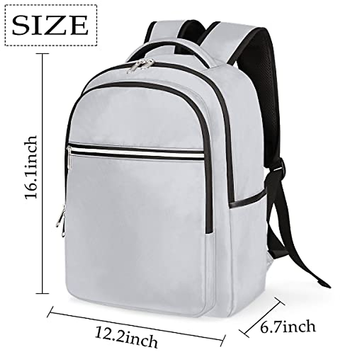 bisibuy St Patrick's Day Clover Leaves Travel Laptop Backpack, 16.1 Inches Computer Backpack, Durable Water-Repellent Travel Backpack for Business College Women Men Gift