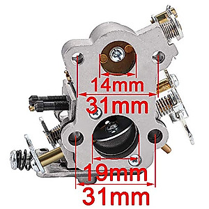 Mannial C1M-W26C 545070601 Carburetor fit Poulan Pro PP3416 PP3516 PP3816 PP4018 PP4218 PPB3416 SM4218AV PPB4018 PPB4218 S1970 Gas Chainsaw Carb