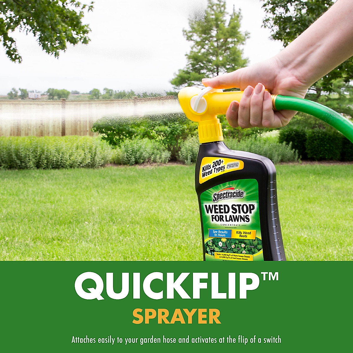 Spectracide Weed Stop For Lawns Concentrate, Ready To Spray, 32 Ounce, 1 Pack