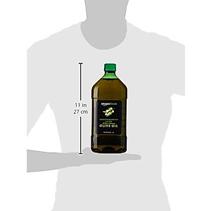 Amazon Fresh, Mediterranean Blend Extra Virgin Olive Oil, 2 Qt (2L)