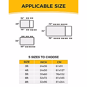 Artwork Store Rectangle Outdoor Tablecloth Waterproof Elastic Fitted Table Covers for 6 Foot Tables,Gray and White Chevron Zig Zag Wipeable Patio Table Covers for Picnic,Camping,Indoor,30x72 Inches