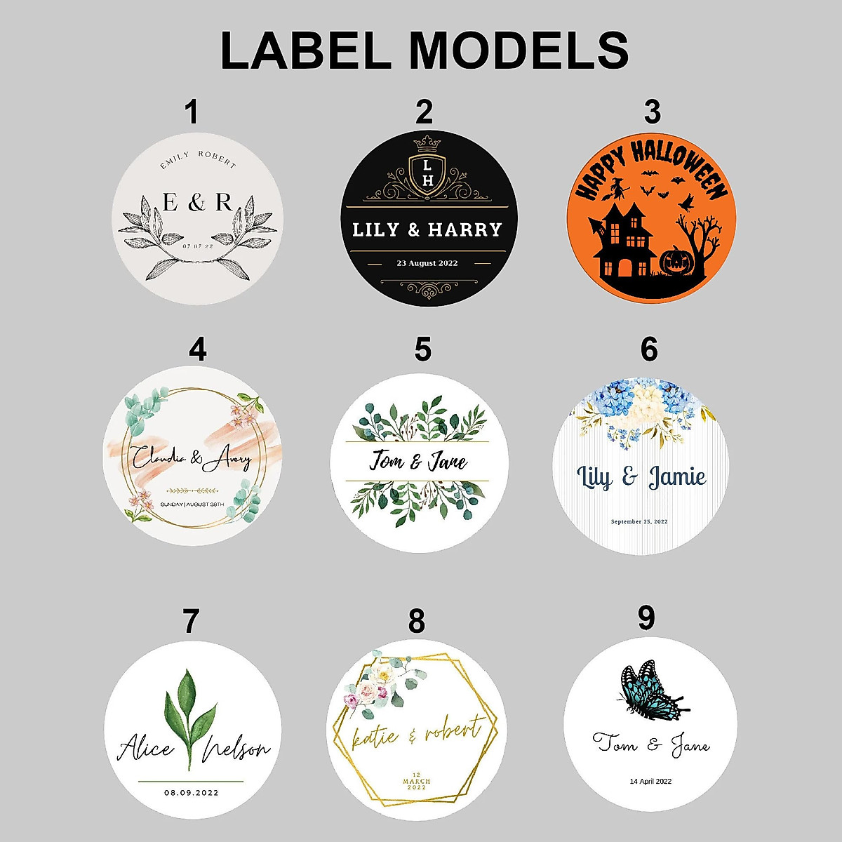 Scented Mixed Flower Candle Favors - Personalized for Weddings, Bridal Showers, Baby Showers, Birthdays (10-20-30-40-50-100 PCS in Bulk)