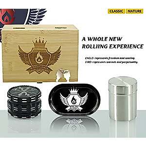 Stash Box Combo Kit with Accessories, Locking Box Gift Container Set for Accessories