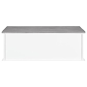 Coaster Home Furnishings Alma 3-Drawer Storage Bench White and Weathered Grey