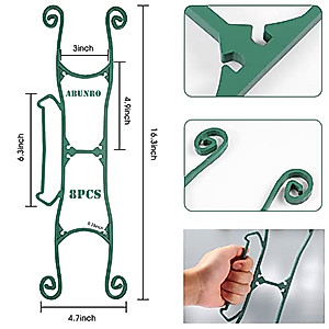 ABUNRO 8pcs Christmas Lights Storage Holder Cord Storage, 16in Holiday Light Storage Holder for Electric Cords, String Lights with Each Holds Up to 160ft