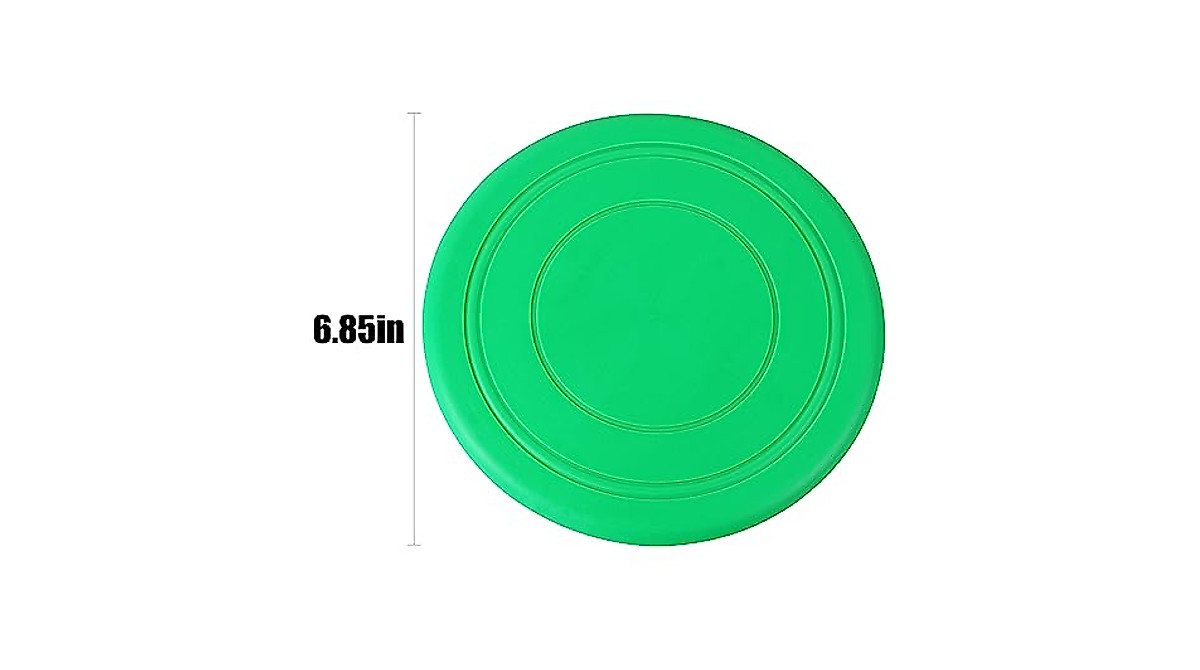 MIDELONG Flying Disc Set Soft Flying Disks Rubber Play Discs Colorful ...