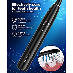 Water Dental Flosser with Electric Toothbrush Combo, Cordless Water Flosser for Teeth, Gums, Braces Care, with 6 Modes & 3 Sonic Modes, Oral Care Kit with 4 Brush Heads & 4 Jet Tips, IPX7 Waterproof
