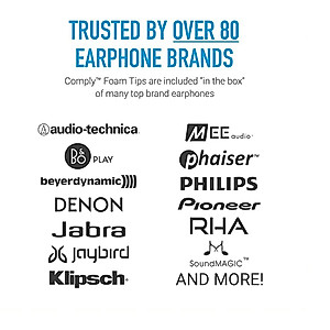 COMPLY Foam Tsx-500 Ear Tips for KZ ZS10, ZSN, AS10, Zax, ZSX, Moondrop Starfield, Aria, Kato, Fiio F9, Aukey EP-B40 and More | Ultimate Comfort | Unshakeable Fit | TechDefender | Medium, 3 Pairs