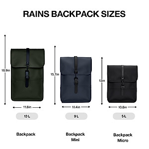 Rains Backpack Backpack, Adults Unisex, 47 Navy (Blue), One Size