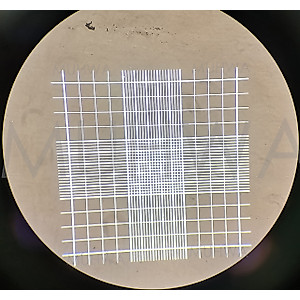 MUHWA Hemocytometer Neubauer Improved Blood Counting Chamber Cell Counting Chamber with Bright Line with 2 pcs Coverslips