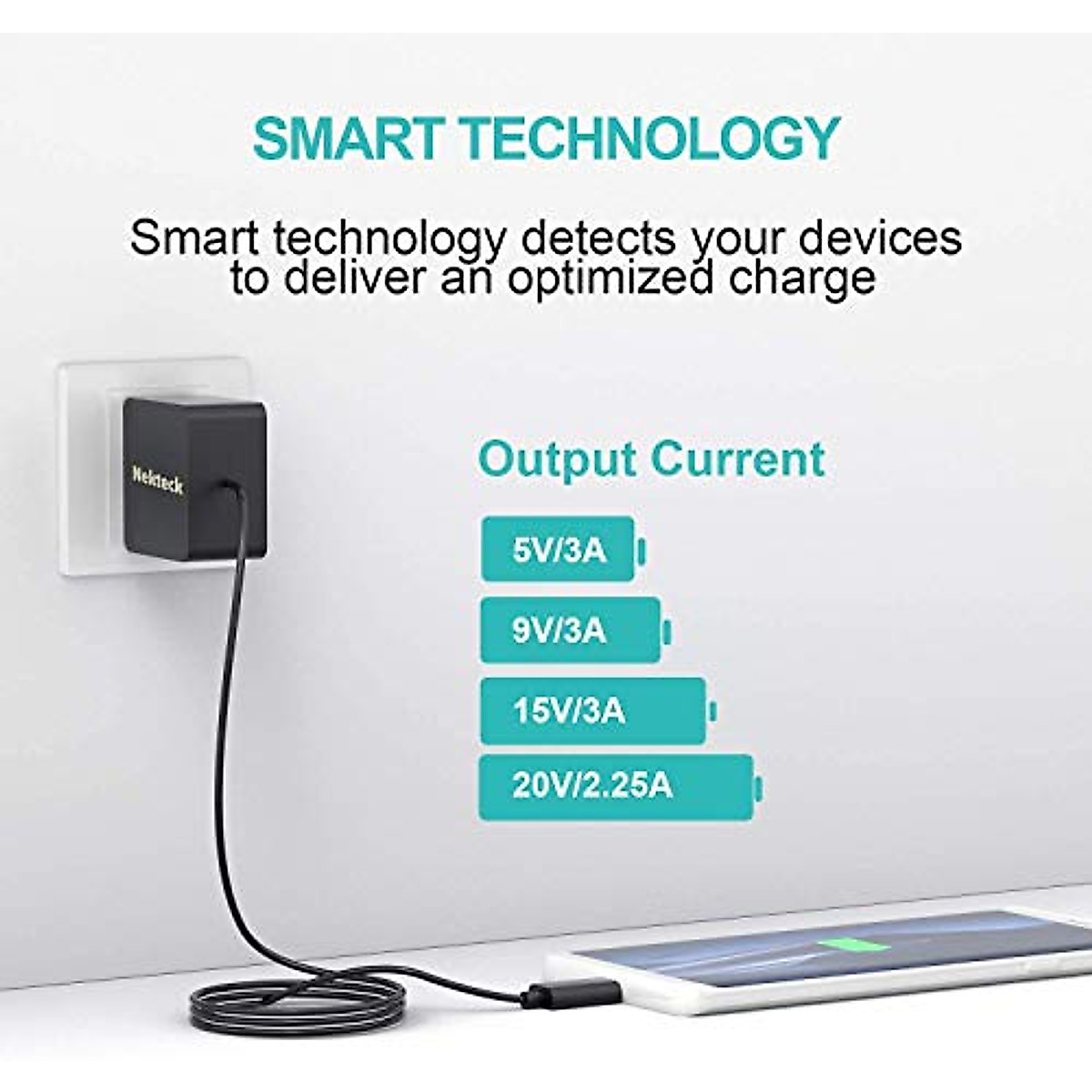 Nekteck S22, S23 Ultra 45w USB-C Charger with 6ft Long Cable, PD.3(PPS), Small Samsung Super Fast Charger Type C [USB-IF Certified] Compatible with Galaxy S23+/S22 Plus/S21/S20 Ultra/Note 10+