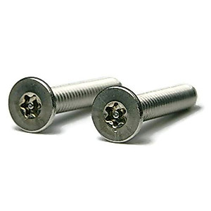 Torx w/Pin Tamper Proof Security Flat Cap Machine Screw 18-8 Stainless Steel - 8/32 x 1-1/2 (T-20) Qty-25
