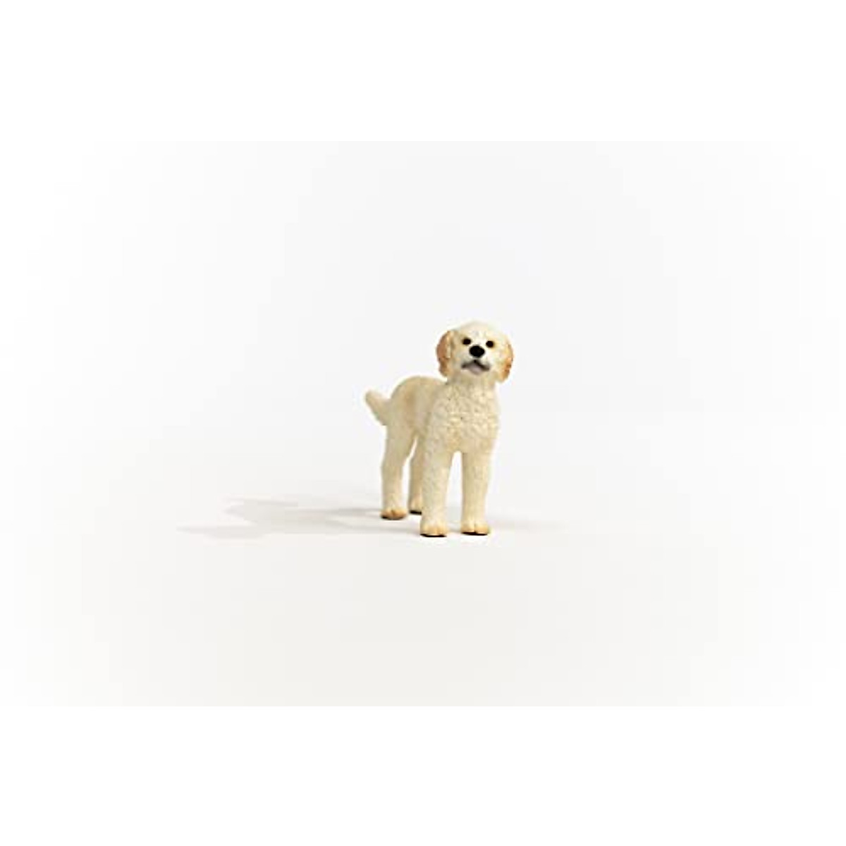 Schleich Farm World Goldendoodle Dog Figurine - Highly Detailed and Durable Animal Toy, Fun and Educational Play for Boys and Girls, Gift for Kids Ages 3+
