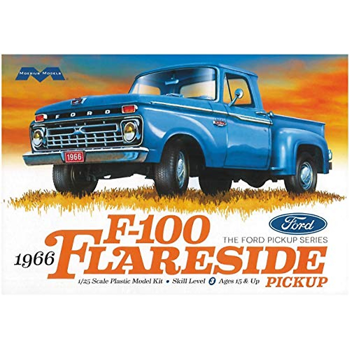Moebius MMK1232 1:25 1966 Ford F-100 Flareside Pick