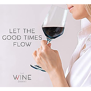 Colored Crystal Wine Glass Set of 6, Large 12 oz Glasses, Valentines Day Unique Italian Style Tall Stemmed Drinkware for Red & White Wine, Water Dinner Glasses, Color Beautiful Glassware - (Stemmed)